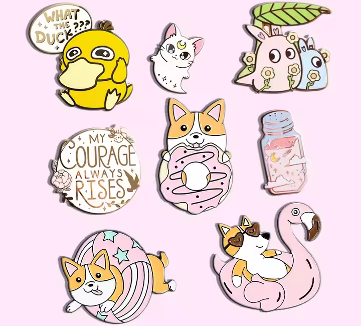 Cartoon metal badge customization - badge factory