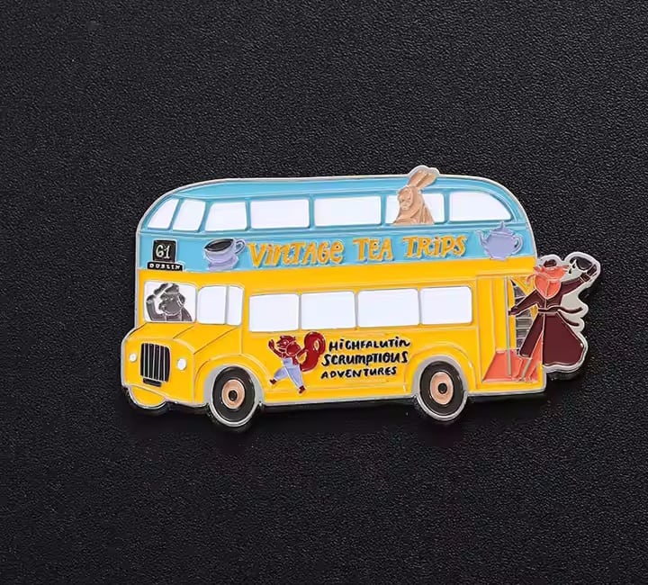 Customization of metal fridge magnets - https://custombadgefactory.com/