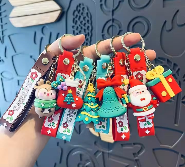 Christmas keychain customization - badge factory